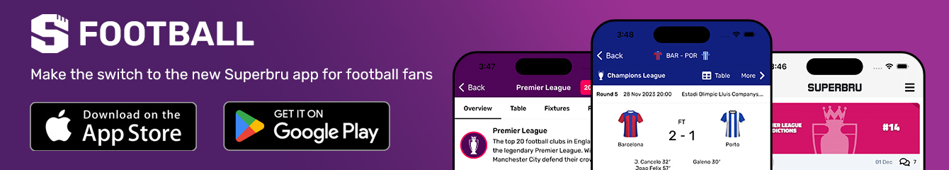 Superbru - Schedule update ahead of Premier League's busy festive season